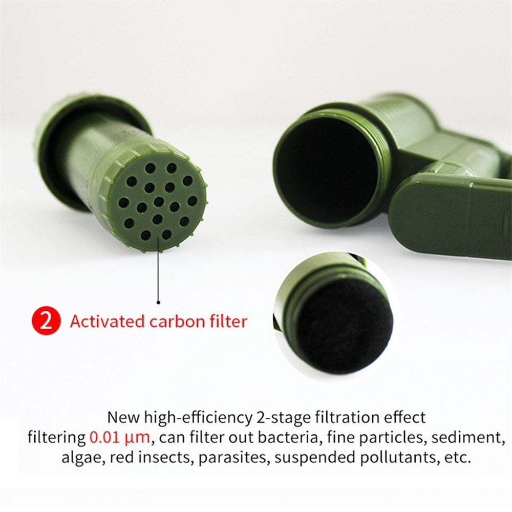 Outdoor Portable Water Microbial Purification Filter Sediment Purifier