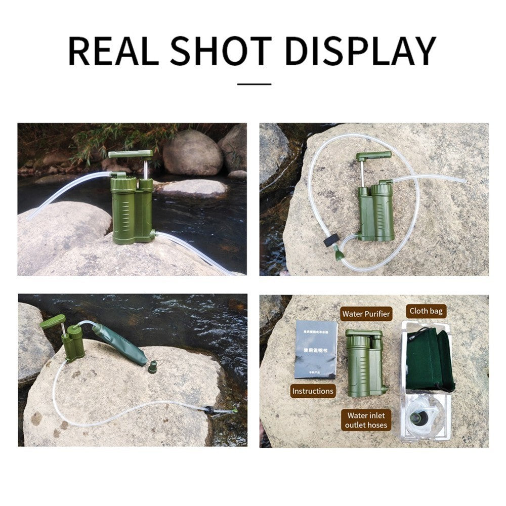 Outdoor Portable Water Microbial Purification Filter Sediment Purifier
