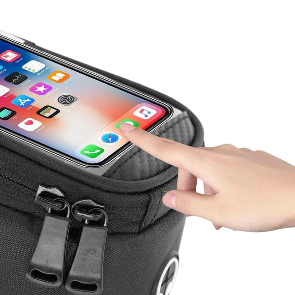Touch Screen Waterproof Front Frame Top Tube Bicycle Pouch Hard Shell ...