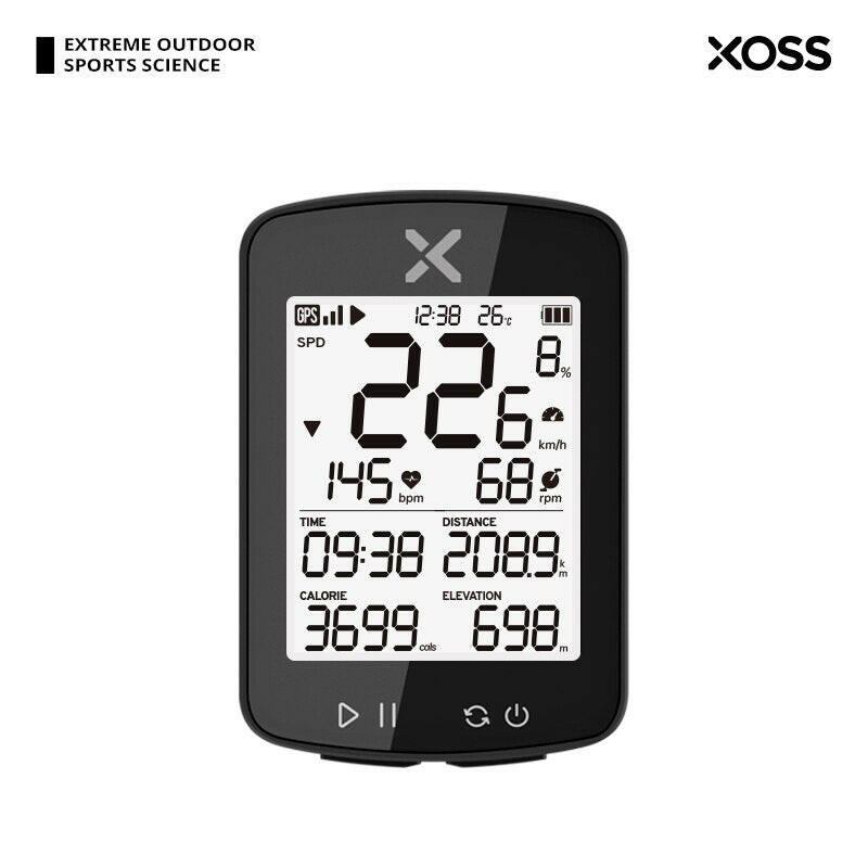 XOSS G2 Plus Bike Computer Wireless Cycling Speedometer Bicycle GPS ...