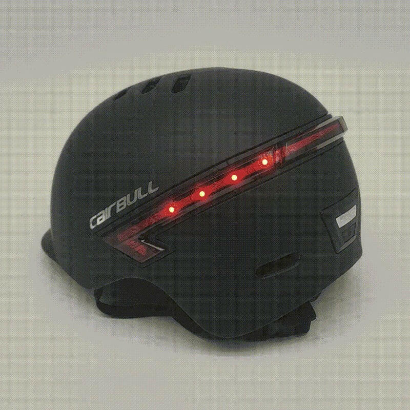 Smart LED Turn Signal Cycle Helmet Road Bike Commute Recreational Ridi