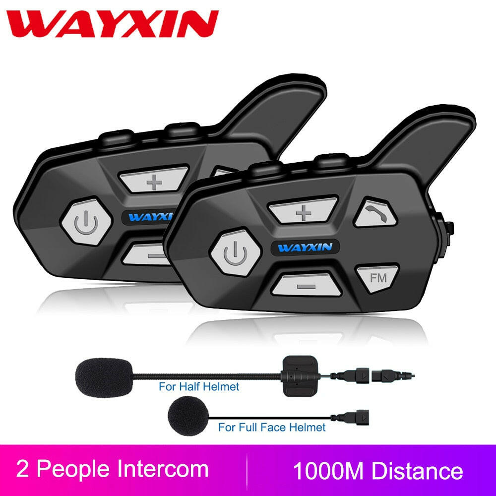 Bluetooth Helmet Speakers Y3 Helmet Bluetooth Intercom Headset 2-Pack ...