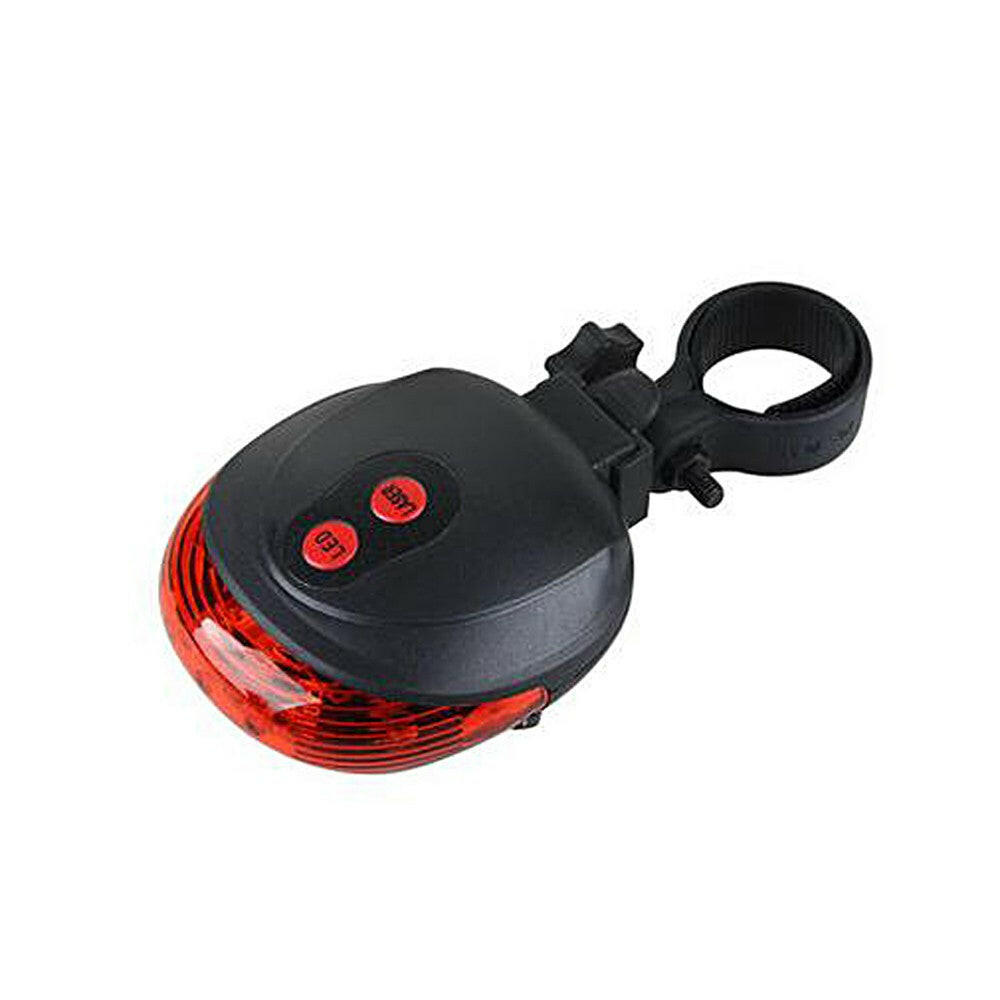 Waterproof 5 LED 2 Laser Bicycle Rear Tail Light Lamp Taillights For C