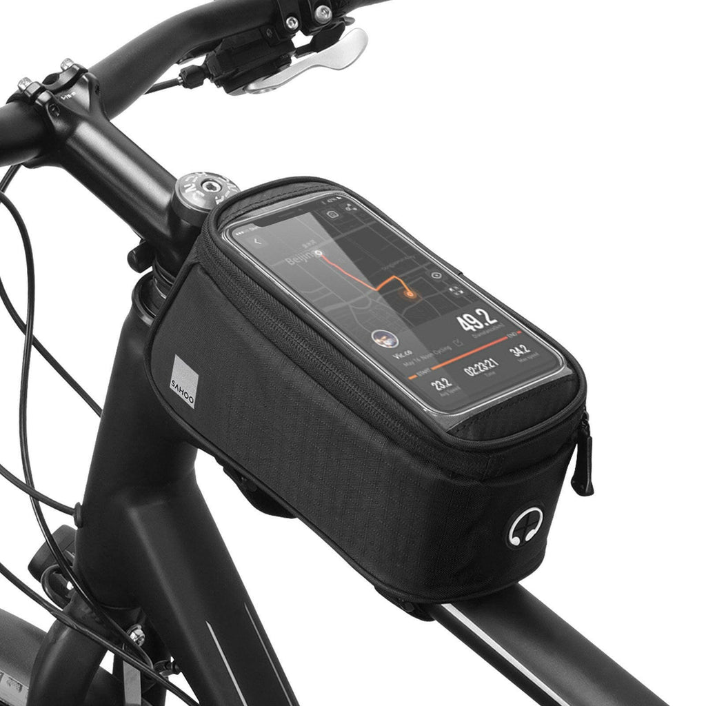 Touch Screen Waterproof Front Frame Top Tube Bicycle Pouch Hard Shell ...